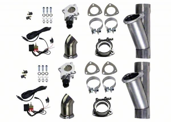 Granatelli Motor Sports F-250 Super Duty Electronic Exhaust Cutout Dual ...