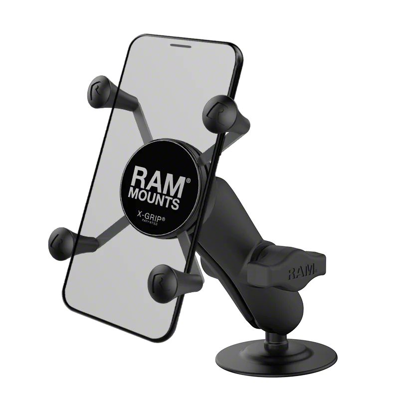 RAM Mounts Sierra 1500 X-Grip Phone Mount with Flex Adhesive Base RAP-B ...