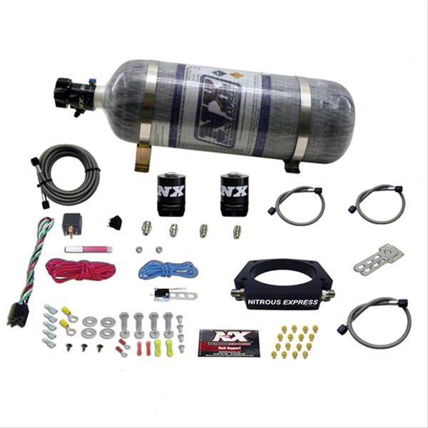Nitrous Express Silverado 2500 LS 102mm Nitrous Plate System; 12 lb ...