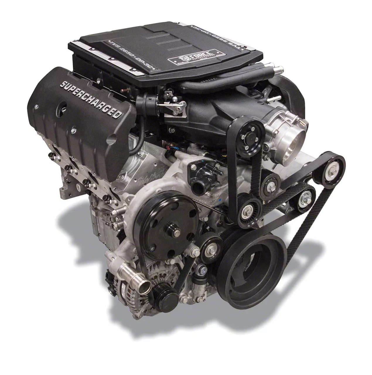 Edelbrock Tahoe Victor Jr. Supercharged GM LT 416 Crate Engine 46757 ...