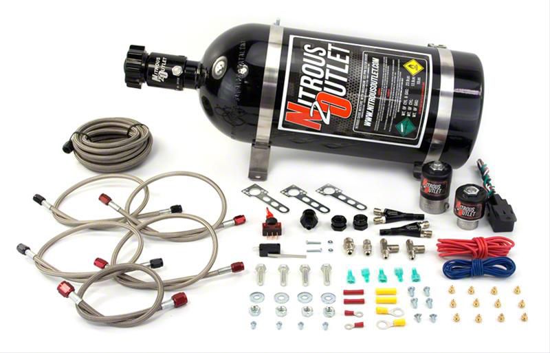 Nitrous Outlet Canyon EFI Dual Nozzle System; 15 lb. Bottle 00-10002-15 ...