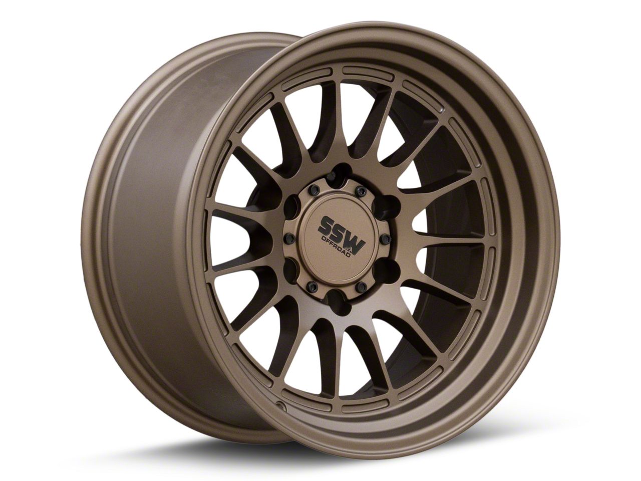 SSW Off-Road Wheels Silverado 1500 Dakar Matte Bronze 6-Lug Wheel; 17x9 ...