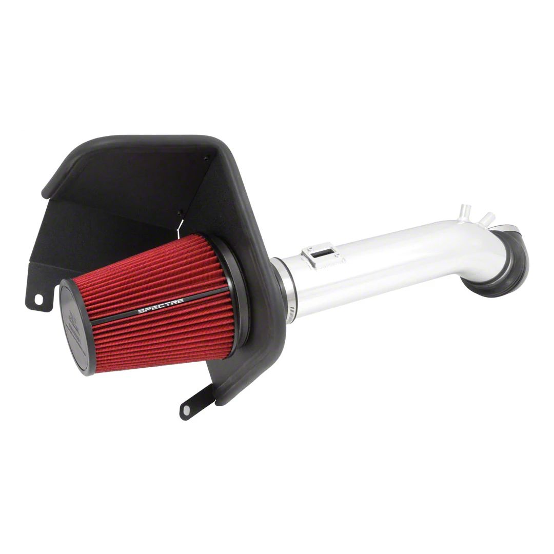 Spectre Tahoe Performance Cold Air Intake with Red Filter; Polished ...