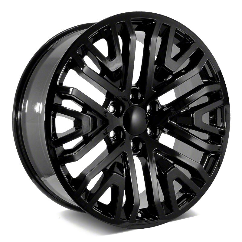 Factory Style Wheels Silverado 1500 SLE Style Gloss Black 6-Lug Wheel ...
