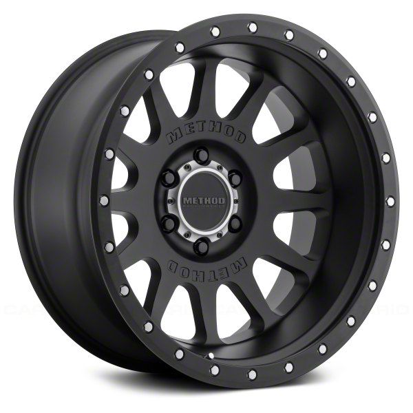 Method Race Wheels Ranger MR605 NV Matte Black 6-Lug Wheel; 20x10 ...