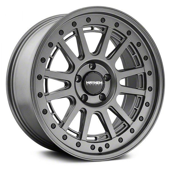 Mayhem Wheels Tahoe Compass Matte Gunmetal 6-Lug Wheel; 20x9; 18mm ...
