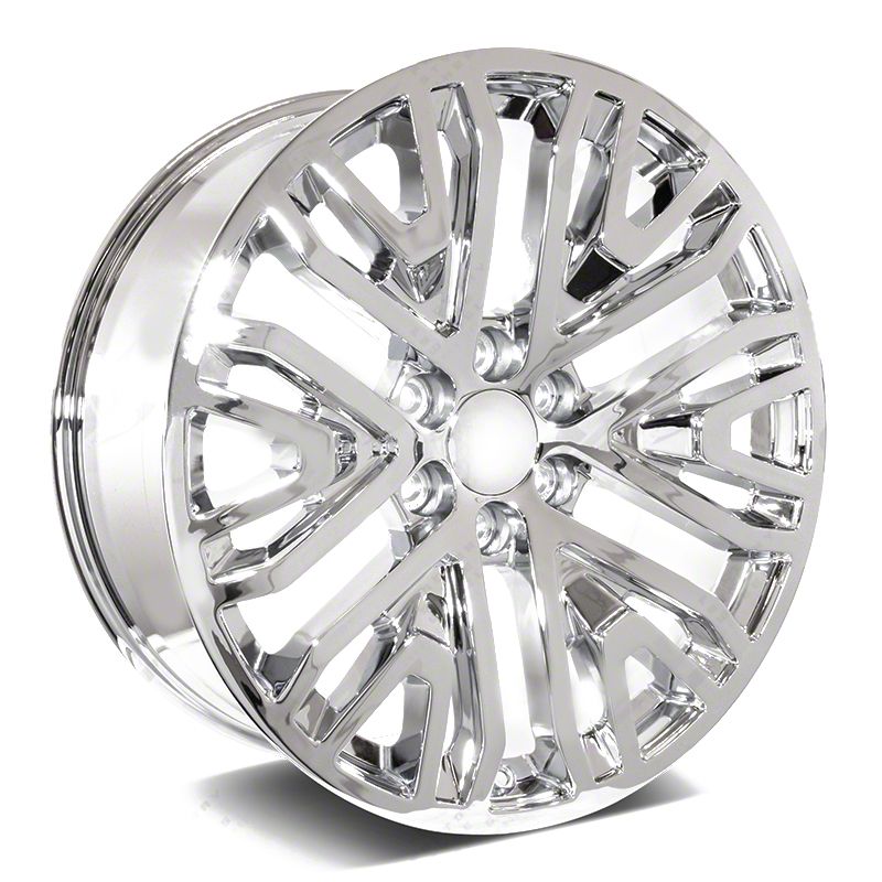 Factory Style Wheels Sierra 1500 SLE Style Chrome 6-Lug Wheel; 24x10 ...