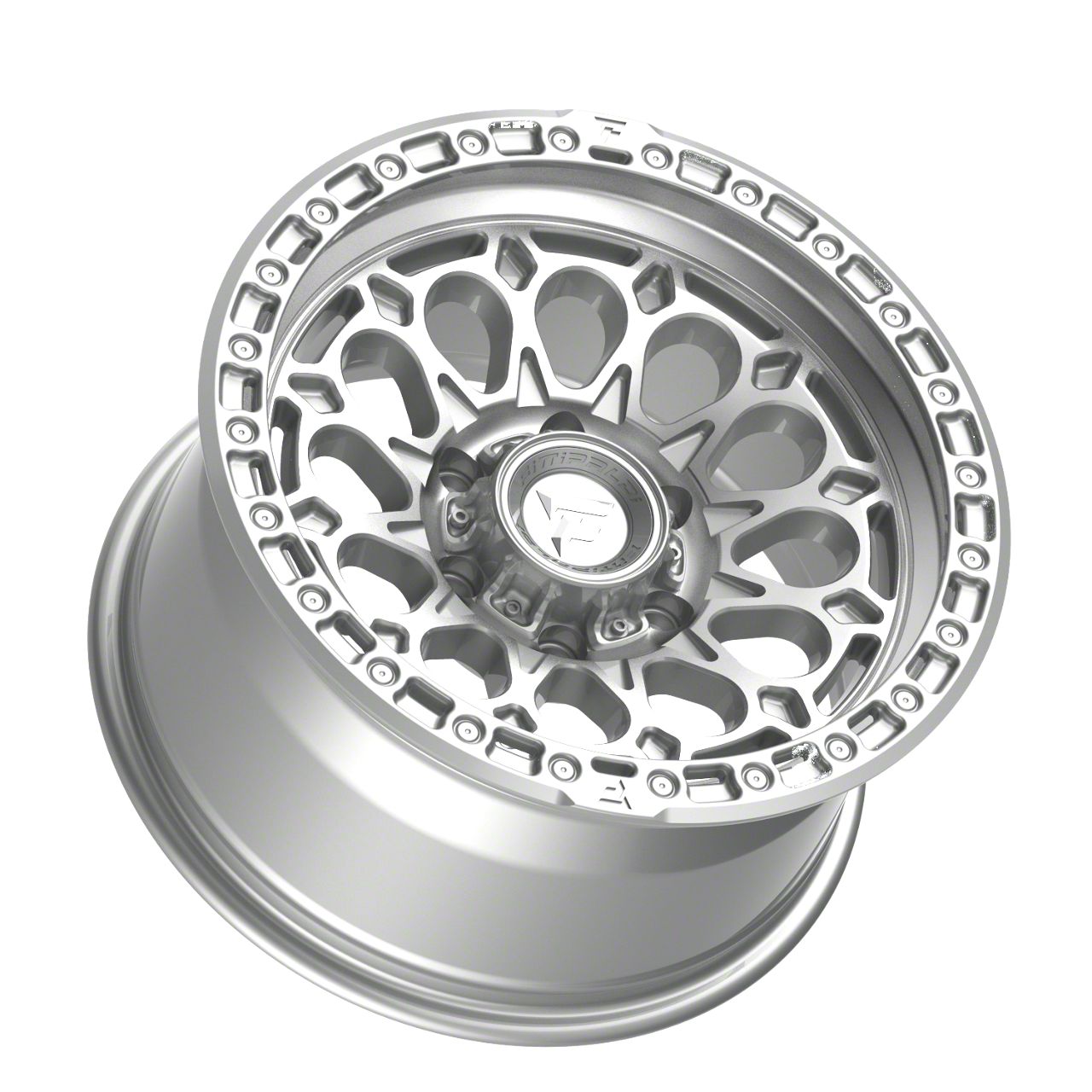 Fittipaldi Offroad Sierra 1500 FT101MS Gloss Silver Machined 6-Lug ...