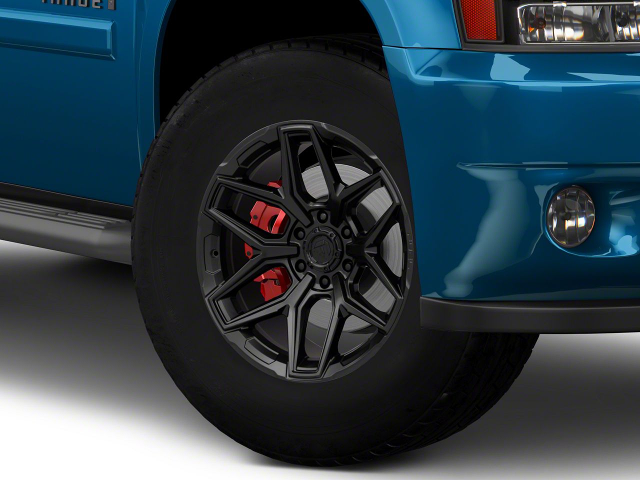 Fuel Wheels Yukon Flux Blackout 6-Lug Wheel; 18x9; 30mm Offset ...