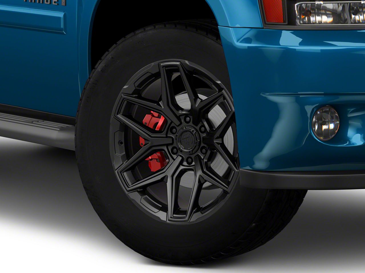 Fuel Wheels Silverado 1500 Flux Blackout 6-Lug Wheel; 20x9; 1mm Offset ...