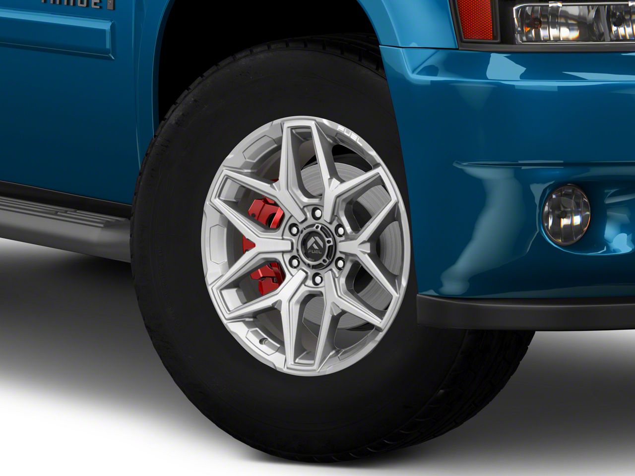 Fuel Wheels Silverado 1500 Flux Platinum 6-Lug Wheel; 18x9; 20mm Offset ...