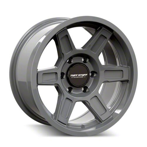 Tuff Stuff Overland Yukon Ascent Alpha Grey 6-Lug Wheel; 17x8.5; 0mm ...