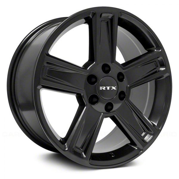 RTX Offroad Wheels Silverado 1500 Glacier Satin Black 6-Lug Wheel; 20x8 ...