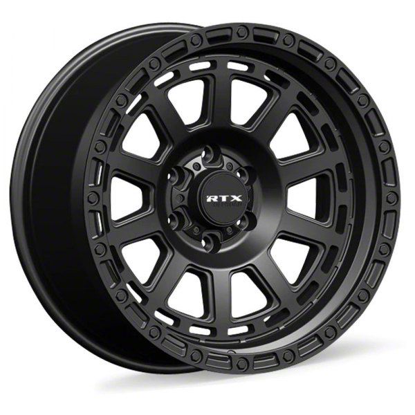 RTX Offroad Wheels Silverado 1500 Titan Satin Black 6-Lug Wheel; 20x9 ...