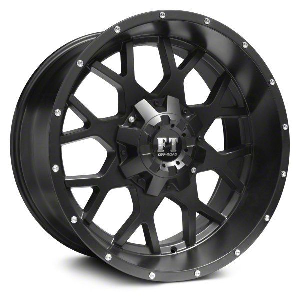 Full Throttle Off Road F-150 FT0151 Satin Black 6-Lug Wheel; 20x10 ...