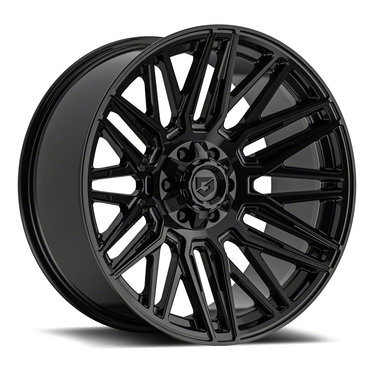 Gear Off-Road F-150 770 Gloss Black Milled 6-Lug Wheel; 20x9; 18mm ...