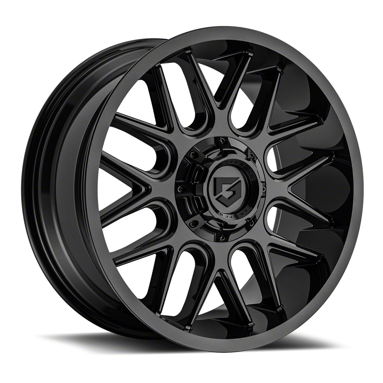 Gear Off-Road F-150 771 Gloss Black 6-Lug Wheel; 20x10; -25mm Offset 771B-2106825 (21-23 F-150 ...
