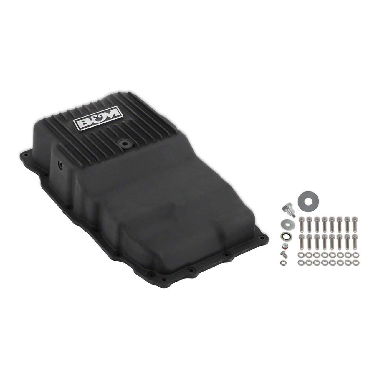 B&M Tahoe 10L80 Hi-TEK Deep Heavy Duty Transmission Pan; Black 71401 ...