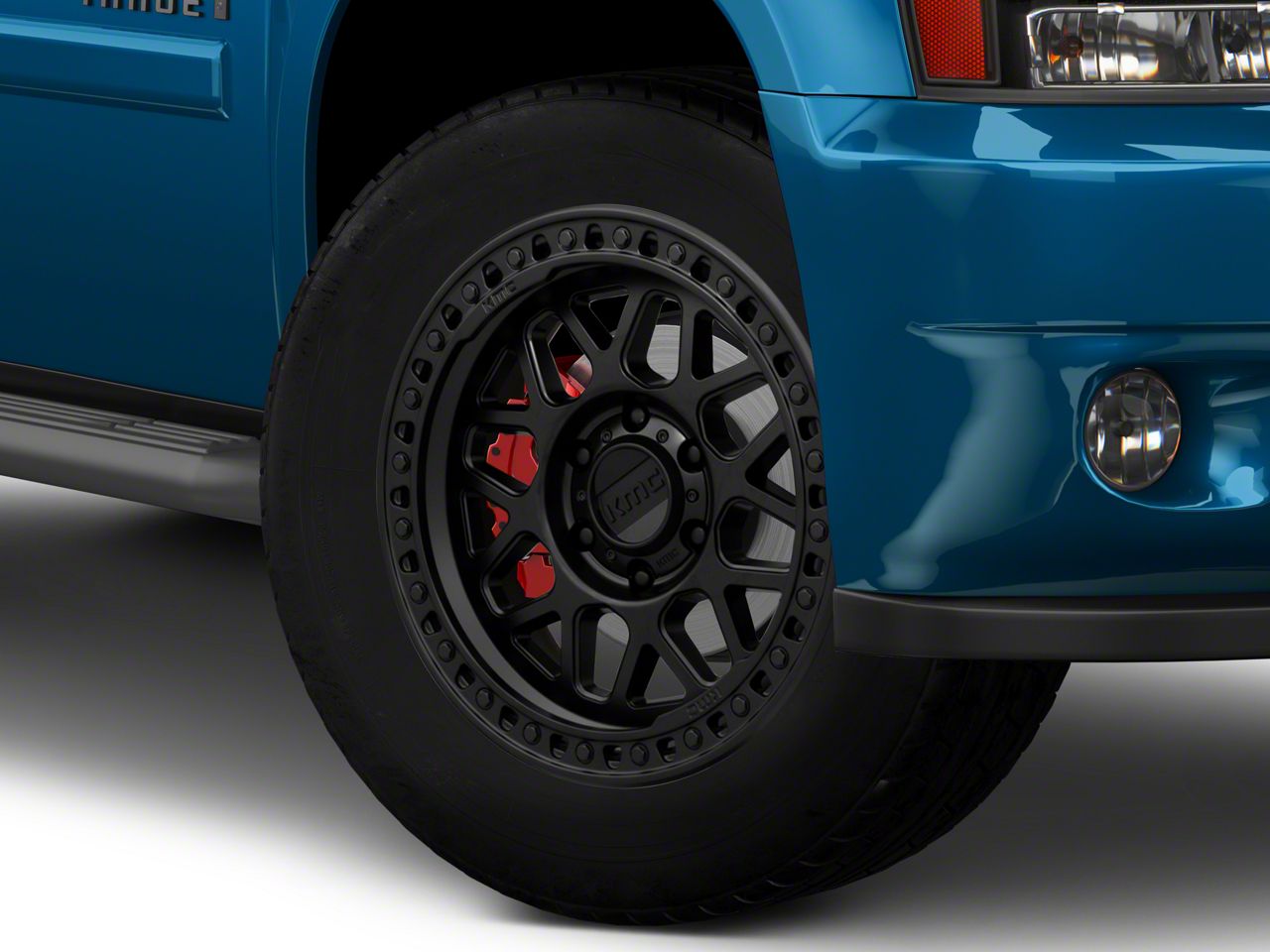 KMC Silverado 1500 GRS Satin Black 6-Lug Wheel; 20x9; 18mm Offset ...