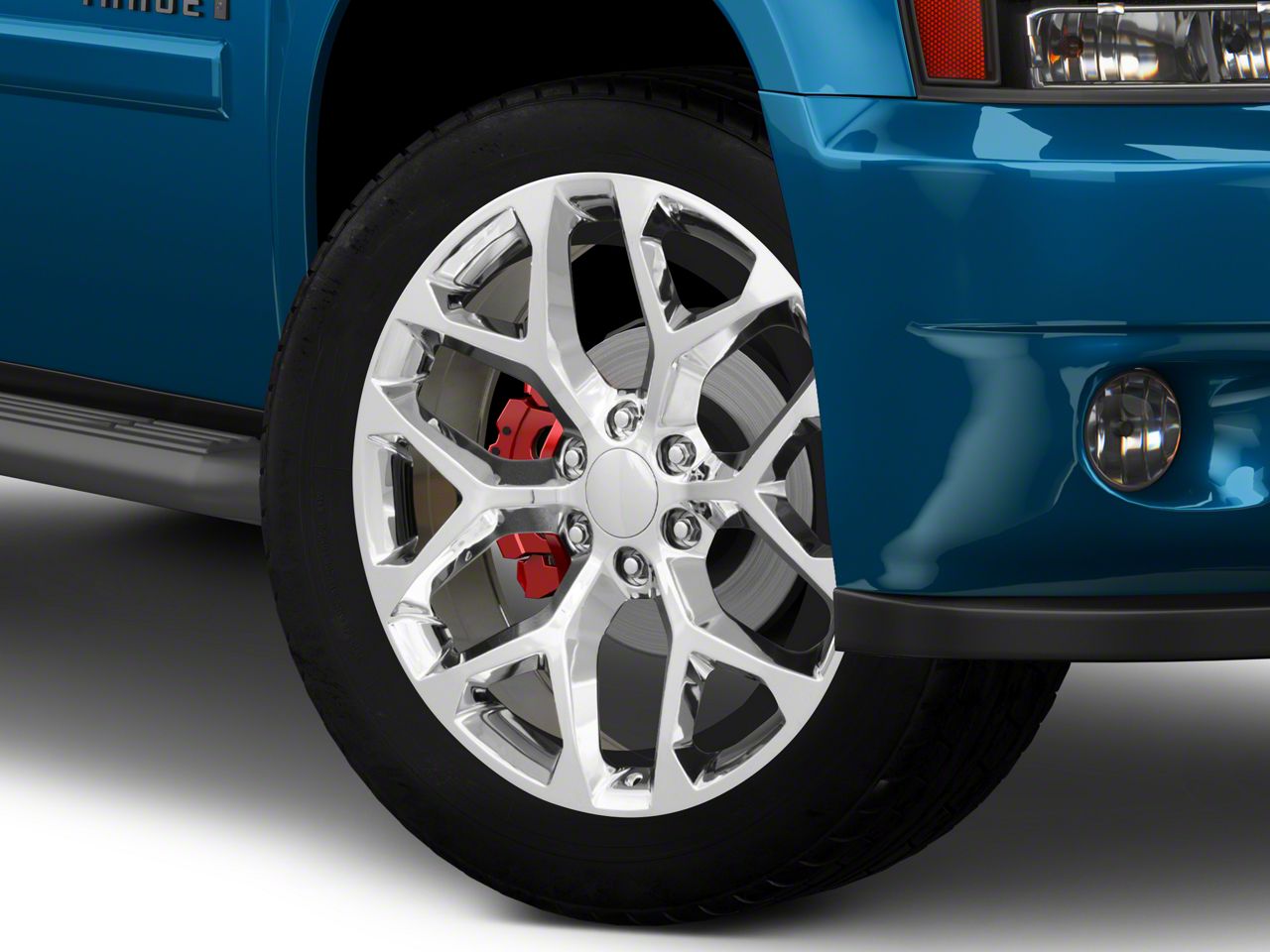 Strada OE Replica Yukon Snowflake Chrome 6-Lug Wheel; 24x10; 31mm ...