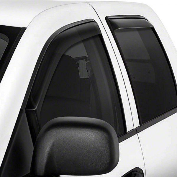 Yukon In-Channel Window Deflectors; Front and Rear; Smoke (07-14 Yukon ...