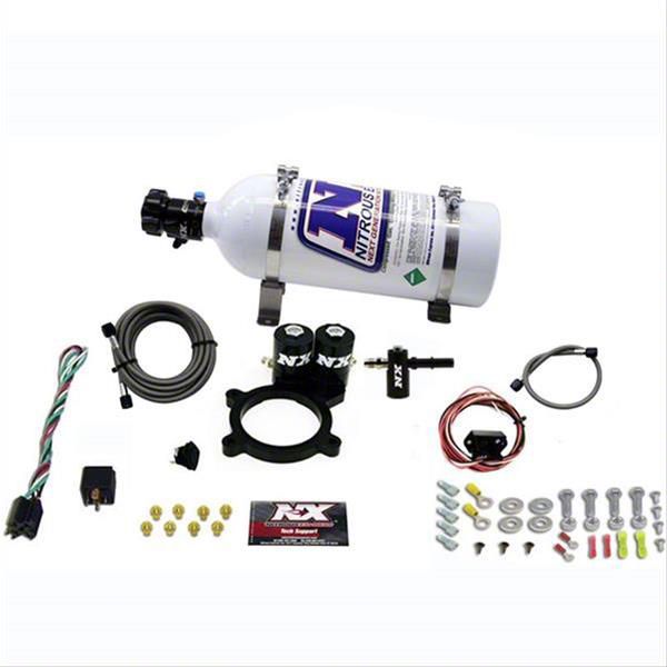 Nitrous Express Silverado 1500 Truck Nitrous Plate System; 5 lb. Bottle ...
