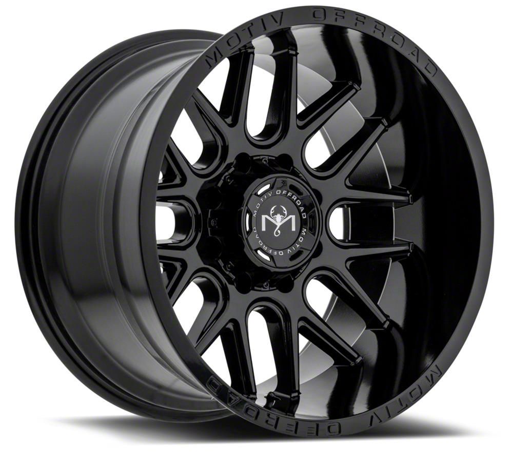 Motiv Offroad Sierra 1500 Magnus Gloss Black 6-Lug Wheel; 20x10; -25mm ...