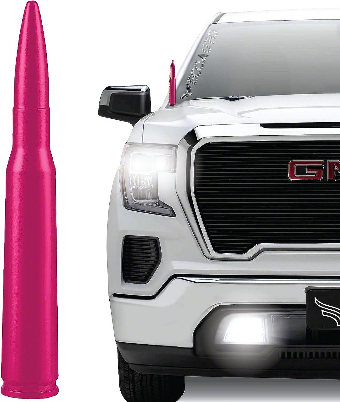 ECOAuto Silverado 3500 Bullet Antenna; Pink ANT-GMC-PINK (07-23 ...