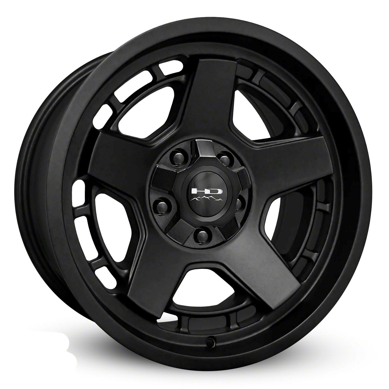 HD Off-Road Wheels Dakota Atlas Satin Black 5-Lug Wheel; 17x9; 0mm ...