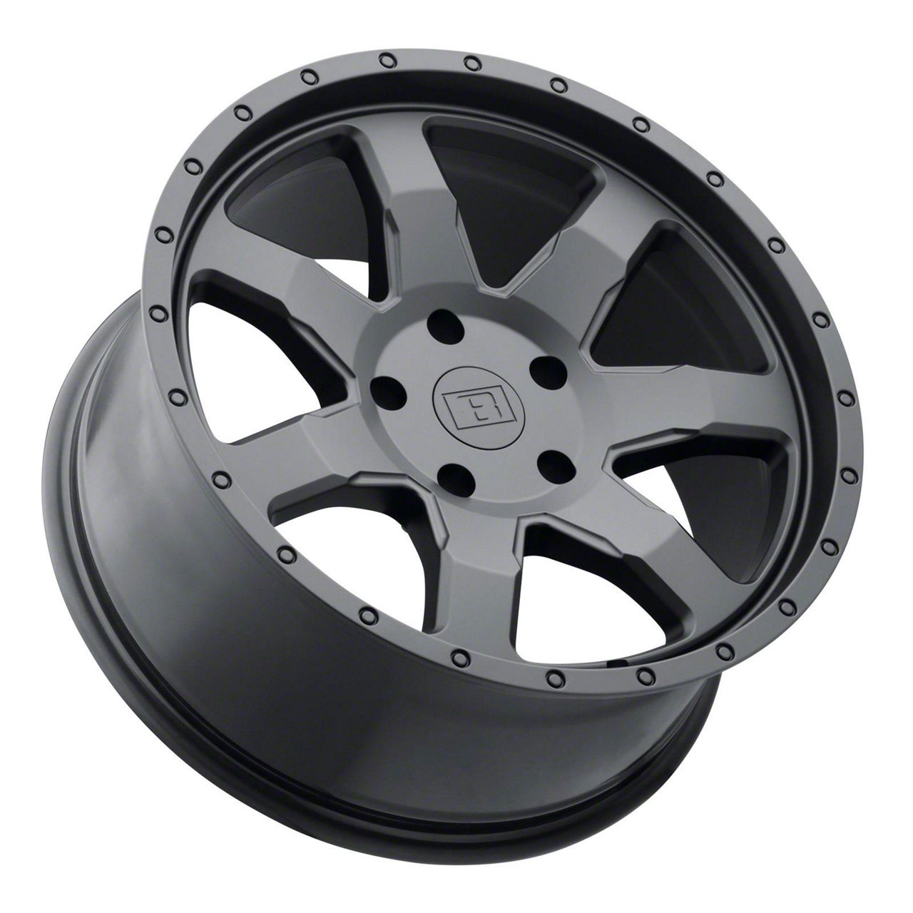 Level 8 Wheels Dakota Slam Matte Black 5-Lug Wheel; 18x9; 0mm Offset ...