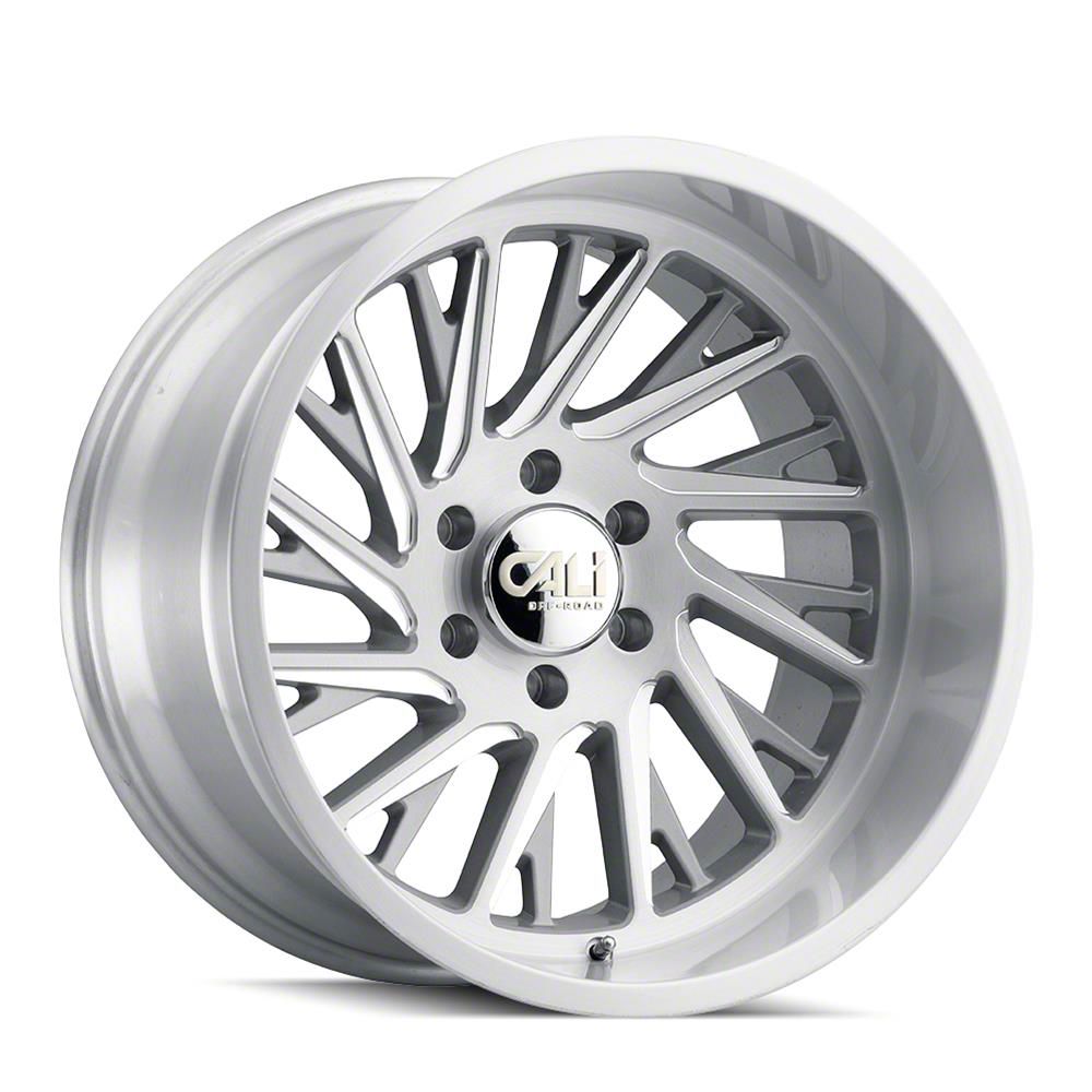 Cali Off-Road F-150 Invader Brushed 6-Lug Wheel; 20x12; -51mm Offset ...