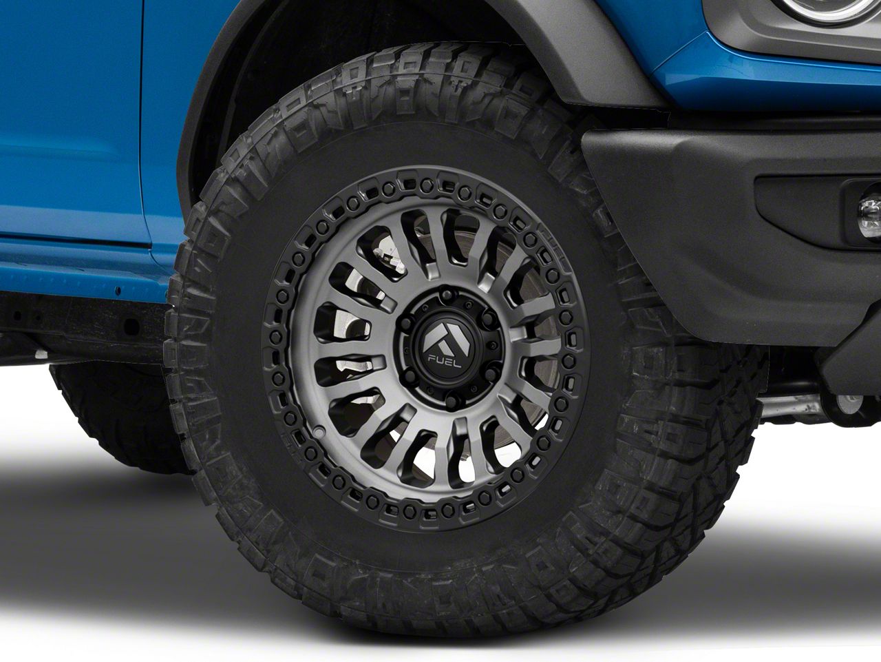 Fuel Wheels F-150 Rincon Matte Gunmetal with Matte Black Lip 6-Lug ...