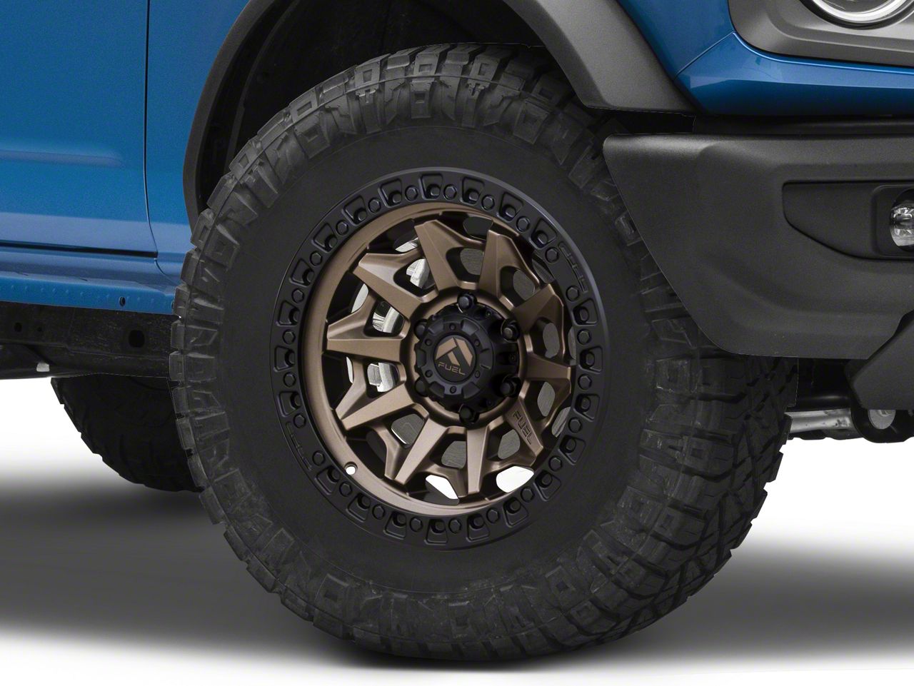 Fuel Wheels F-150 Covert Matte Bronze with Black Bead Ring 6-Lug Wheel ...