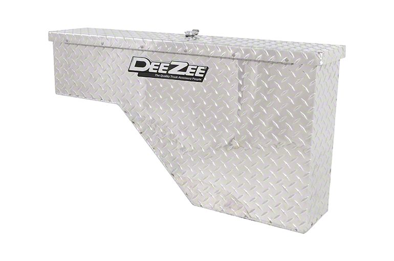 RAM 3500 Wheel Well Tool Box; Brite-Tread; Driver Side (03-23 RAM 3500 ...