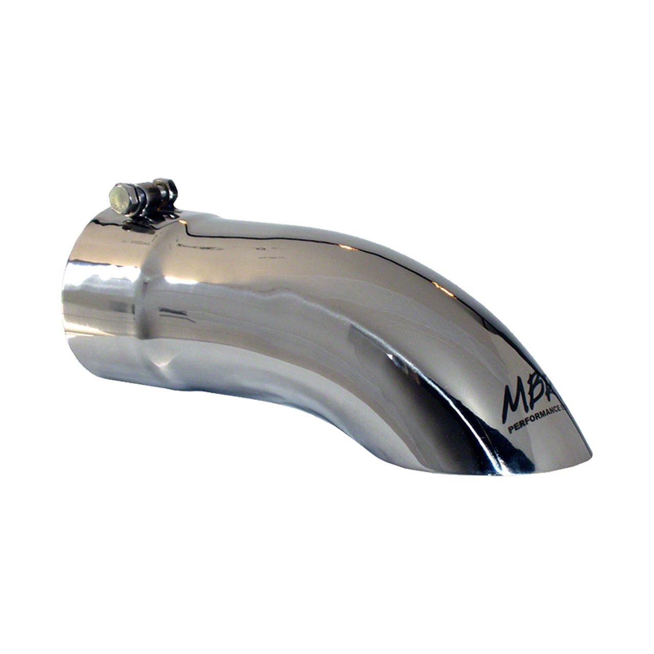 MBRP Ranger 4-Inch Polished Turn Down Exhaust Tip; 4-Inch Connection ...