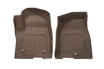 GM Yukon Premium All-Weather Front Floor Mats with GMC Logo; Teak ...