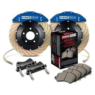 StopTech Yukon ST-60 Performance Drilled Coated 2-Piece Front Big Brake ...