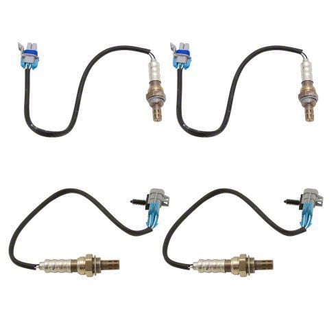Silverado 1500 4-Piece O2 Oxygen Sensor Set (08-13 4.8L, 5.3L, 6.0L, 6 ...