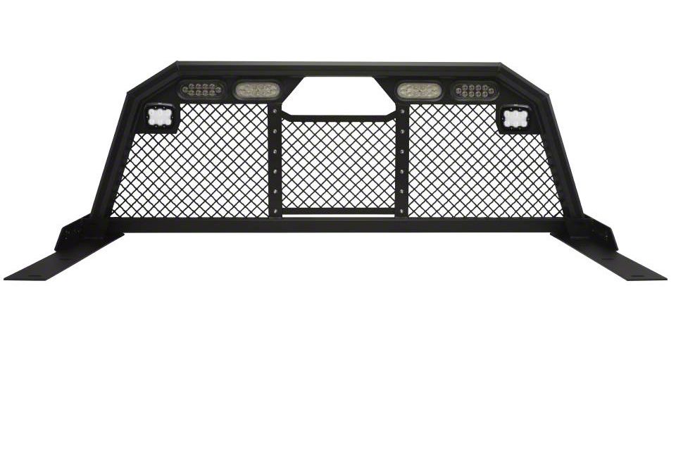 Royalty Core Silverado 1500 RC88 Billet Headache Rack with Integrated ...