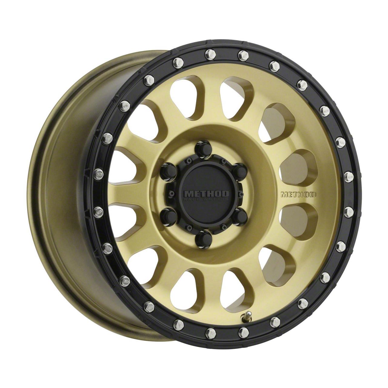 Method Race Wheels Silverado 2500 MR315 Gold 8-Lug Wheel; 17x9; -12mm ...
