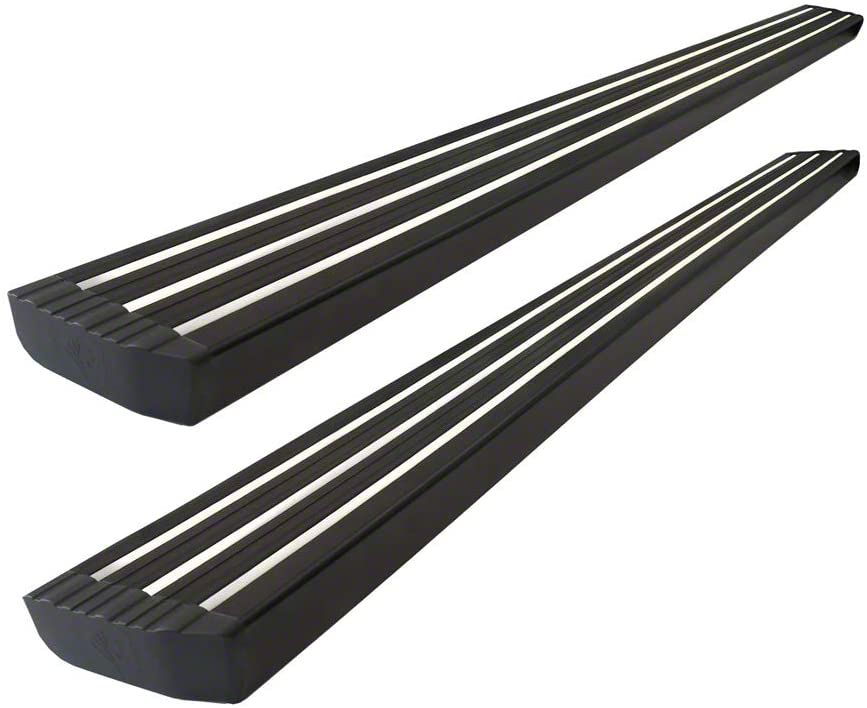Silverado 3500 4.75-Inch Side Step Rails (07-19 Silverado 3500 HD Crew ...