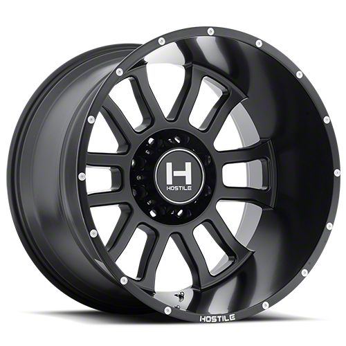 Hostile Silverado 2500 Gaunlet Asphalt 8-Lug Wheel; 20x9; 10mm Offset ...