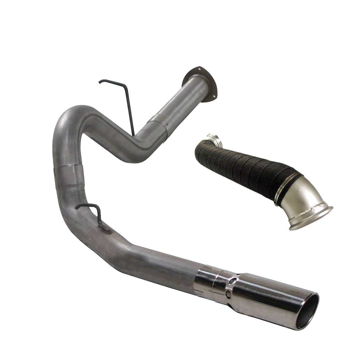 Silverado 2500 4-Inch Aluminized Steel DPF-Back Single Exhaust System ...