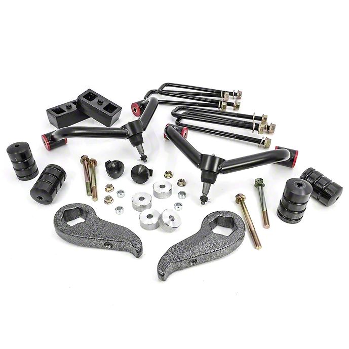Rugged Off Road Silverado 2500 3-Inch Suspension Lift Kit with 2-Inch ...