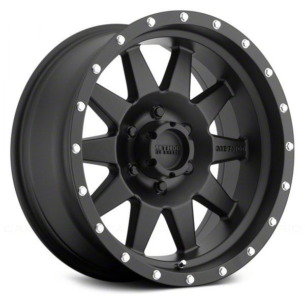 Method Race Wheels RAM 2500 MR301 The Standard Matte Black 8-Lug Wheel ...