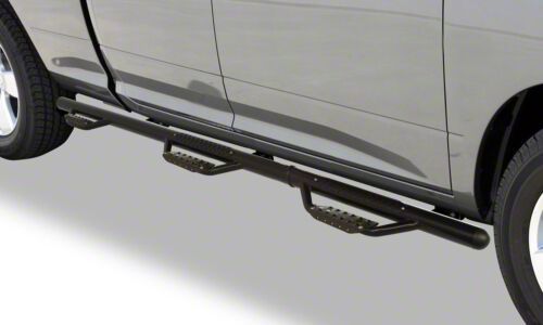 Sierra 3500 Dominator D3 Modular Wheel-to-Wheel Side Step Bars; Black ...