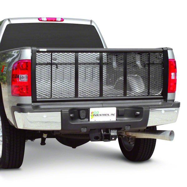 Go Industries Silverado 2500 Straight Air Flow Tailgate; Black 6634B ...