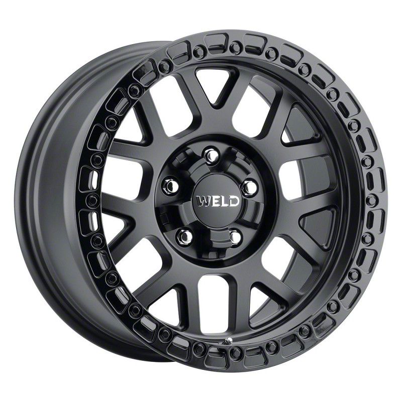 Weld Off-Road Sierra 2500 Cinch Satin Black 8-Lug Wheel; 20x10; 13mm ...