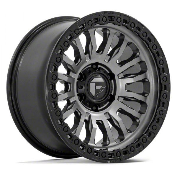 Fuel Wheels RAM 2500 Rincon Matte Gunmetal with Black Ring 8-Lug Wheel ...