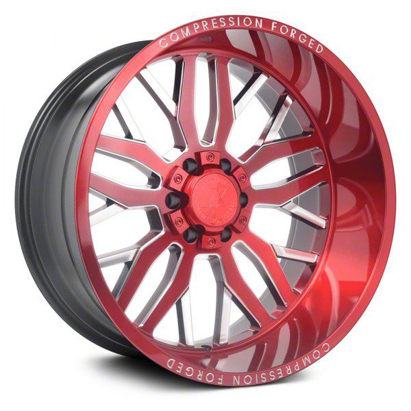 Axe Wheels RAM 1500 AX1.2 Candy Red 8-Lug Wheel; 22x12; -44mm Offset ...